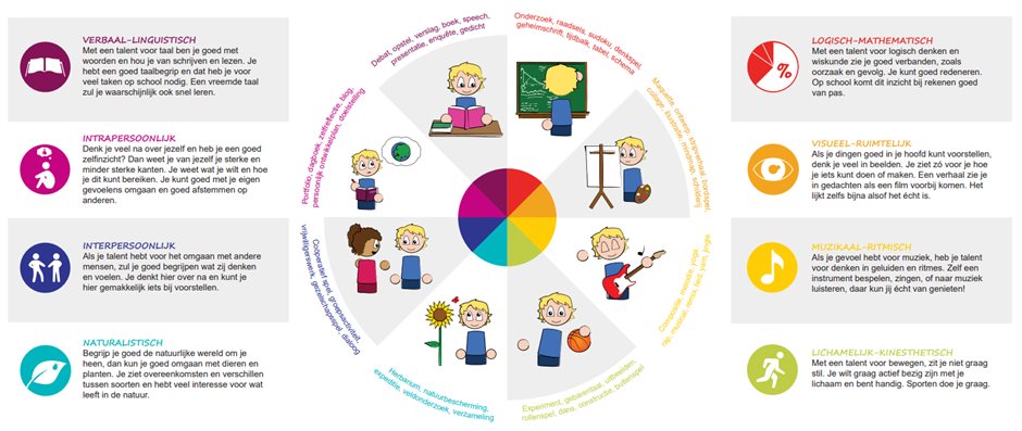 Talentgebieden (Gardner) - SLO